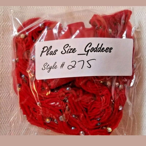 juj | Accessories | Plus Size Rhinestone Fishnet Pantyhose 275 Red ...